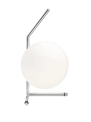 FLOS Ic Lights Table 1 Low Table Lamp - Silver