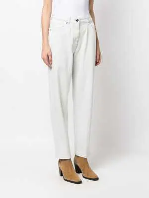 Peserico Light-wash Tapered-leg Jeans