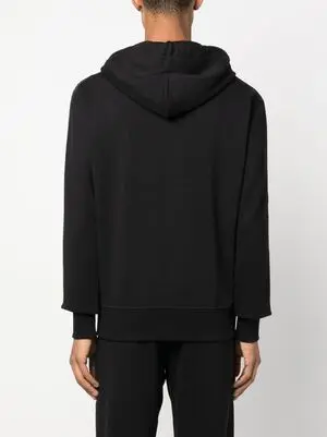 Versace Logo-tape Hooded Jacket