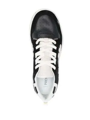 Premiata Drake Logo-patch Sneakers - Black
