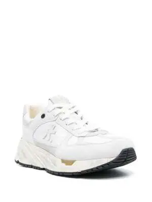 Premiata Mase Panelled Sneakers - Neutrals