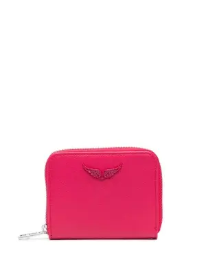 Zadig&Voltaire Small Zv Calf-leather Wallet - Pink