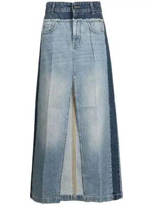 Stella McCartney Panelled Denim Maxi Skirt