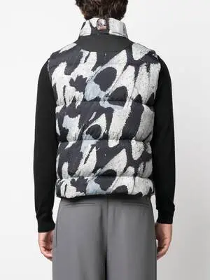 PARAJUMPERS Graphic-print Padded Gilet - Neutrals