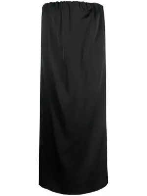 Loulou De Saison Strapless Satin Midi Dress