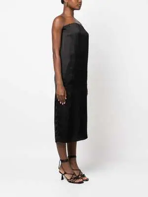 Loulou De Saison Strapless Satin Midi Dress
