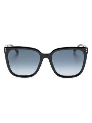 Isabel Marant Square-frame Tinted Sunglasses - Black