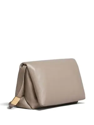 Marni Large Prisma Leather Shoulder Bag - Brown