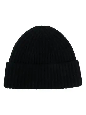 LISA YANG Martigny Knitted Cashmere Beanie Black