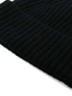 LISA YANG Martigny Knitted Cashmere Beanie - Black