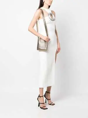 Rabanne Square Pixel Metallic-mesh Shoulder Bag