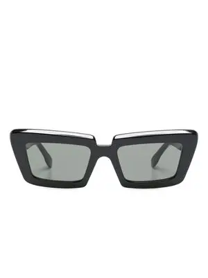 RETROSUPERFUTURE Coccodrillo Rectangle-frame Sunglasses - Black