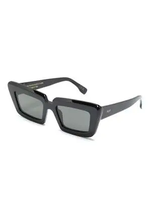 RETROSUPERFUTURE Coccodrillo Rectangle-frame Sunglasses - Black
