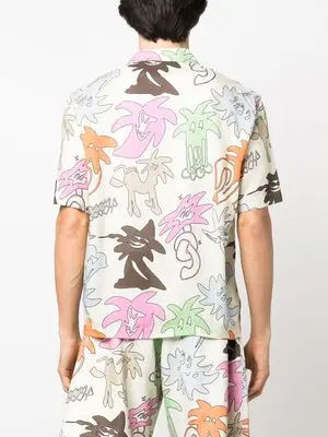 Palm Angels Palmity Allover-print Shirt