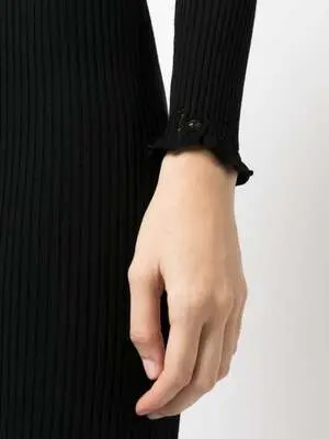 Blumarine Off-shoulder Midi Dress