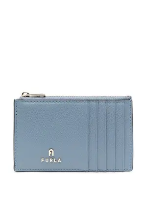 Furla Logo-plaque Leather Wallet - Blue