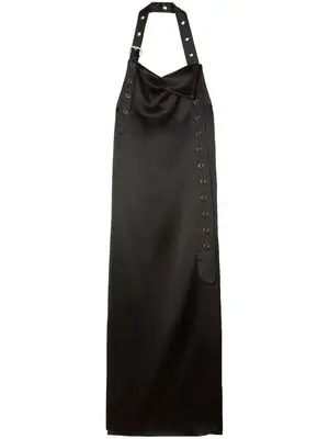 Off-white Open Back Dresses
