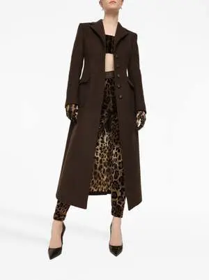 Dolce & Gabbana Leopard-print Crop Top - Brown
