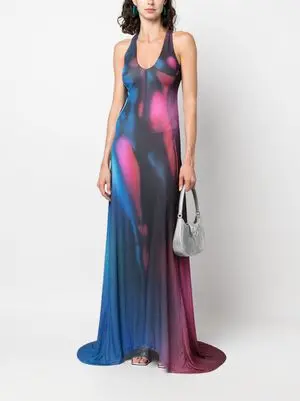 Patrizia Pepe Body-print Maxi Dress