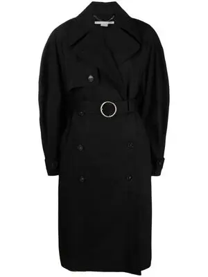 Stella McCartney Double-breasted Belted Trench Coat