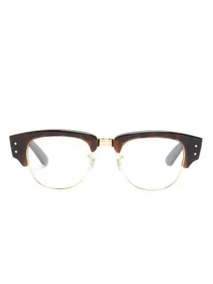 Ray-ban Mega Clubmaster Glasses - Brown