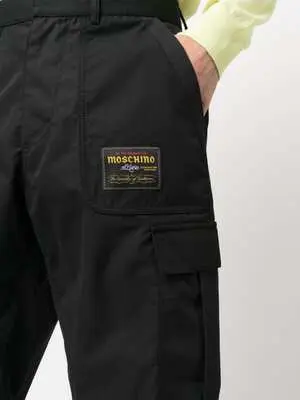 Moschino Logo-patch Cargo Trousers