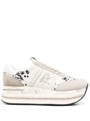 Premiata Beth Snake-effect Sneakers