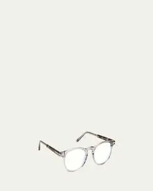TOM FORD Blue Light Blocking Round Optical Glasses