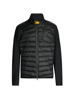 PARAJUMPERS Men's Jayden Zip-Front Padded Jacket - Black  Black