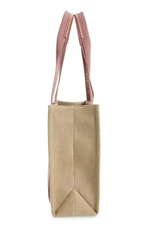 Chloé Medium Woody Linen Canvas Tote - Nougat