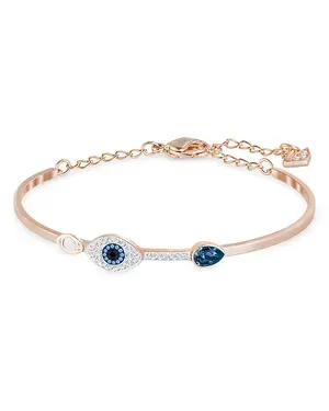 SWAROVSKI Symbolica Evil Eye Bangle Bracelet - Blue