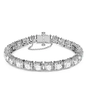 SWAROVSKI Matrix Square Crystal Bracelet - White