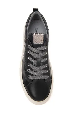 NEROGIARDINI Platform Wedge Sneakers - Black