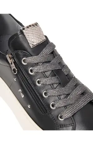 NEROGIARDINI Platform Wedge Sneakers - Black
