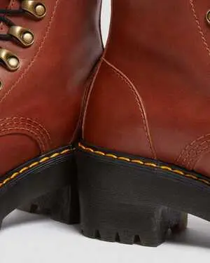 Dr. Martens Leona Farrier Leather Heeled Boots