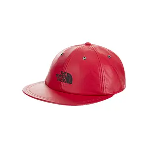 Supreme X The North Face Leather 6-panel - Red