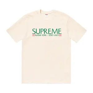 Supreme Nuova York Tee 'natural - Cream