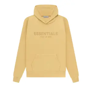 Fear Of God Waffle Raglan Hoodie - Yellow