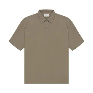Fear Of God Short-sleeve Polo 'taupe - Tan