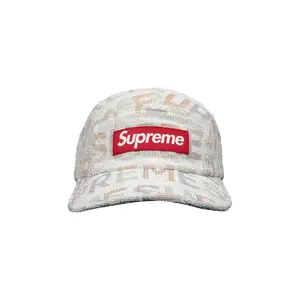 Supreme Terry Spellout Camp Cap - White
