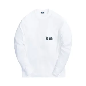 Kith Long-sleeve Quinn Tee - White