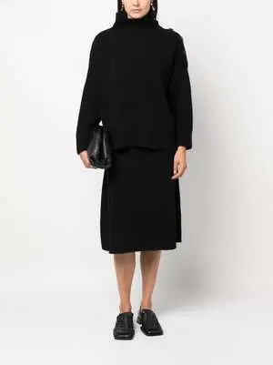 YVES SALOMON Button-detailed Knitted Jumper