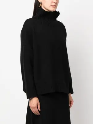 YVES SALOMON Button-detailed Knitted Jumper