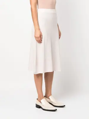 YVES SALOMON Flared Knitted Skirt