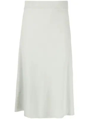 YVES SALOMON Flared Knitted Skirt