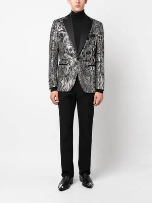 Philipp Plein Lord Fit Tattoo Blazer