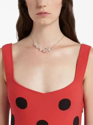 Marni Polka Dot-motif Chain Necklace