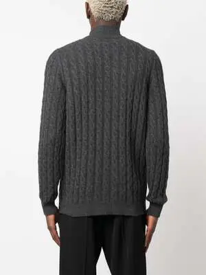 Kiton Cable-knit Cashmere Jacket