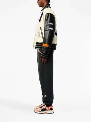 Heron Preston Varsity Bomber Jacket - Neutrals