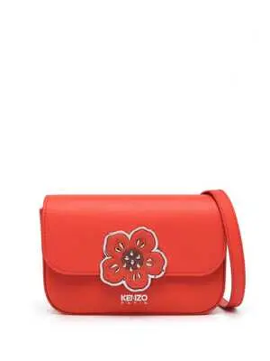 Kenzo Boke Flower Leather Shoulder Bag